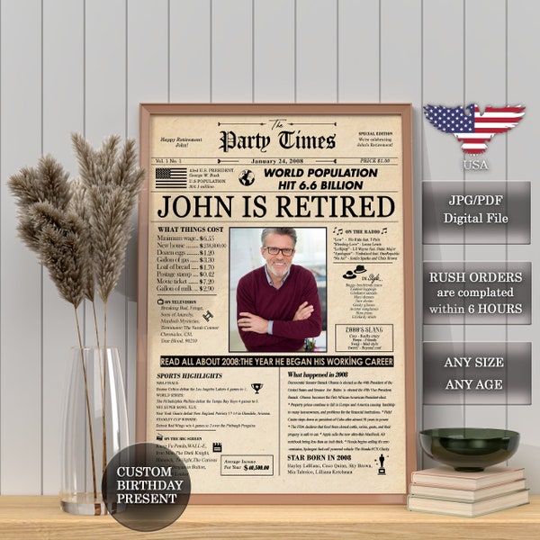 Retirement Poster - Etsy