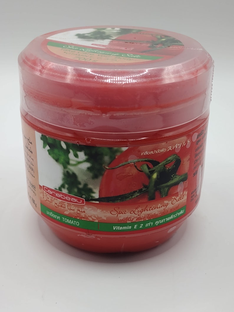 Carebeau Spa Lightening Tomato Salt Body Scrub 700g 1pcs - Etsy