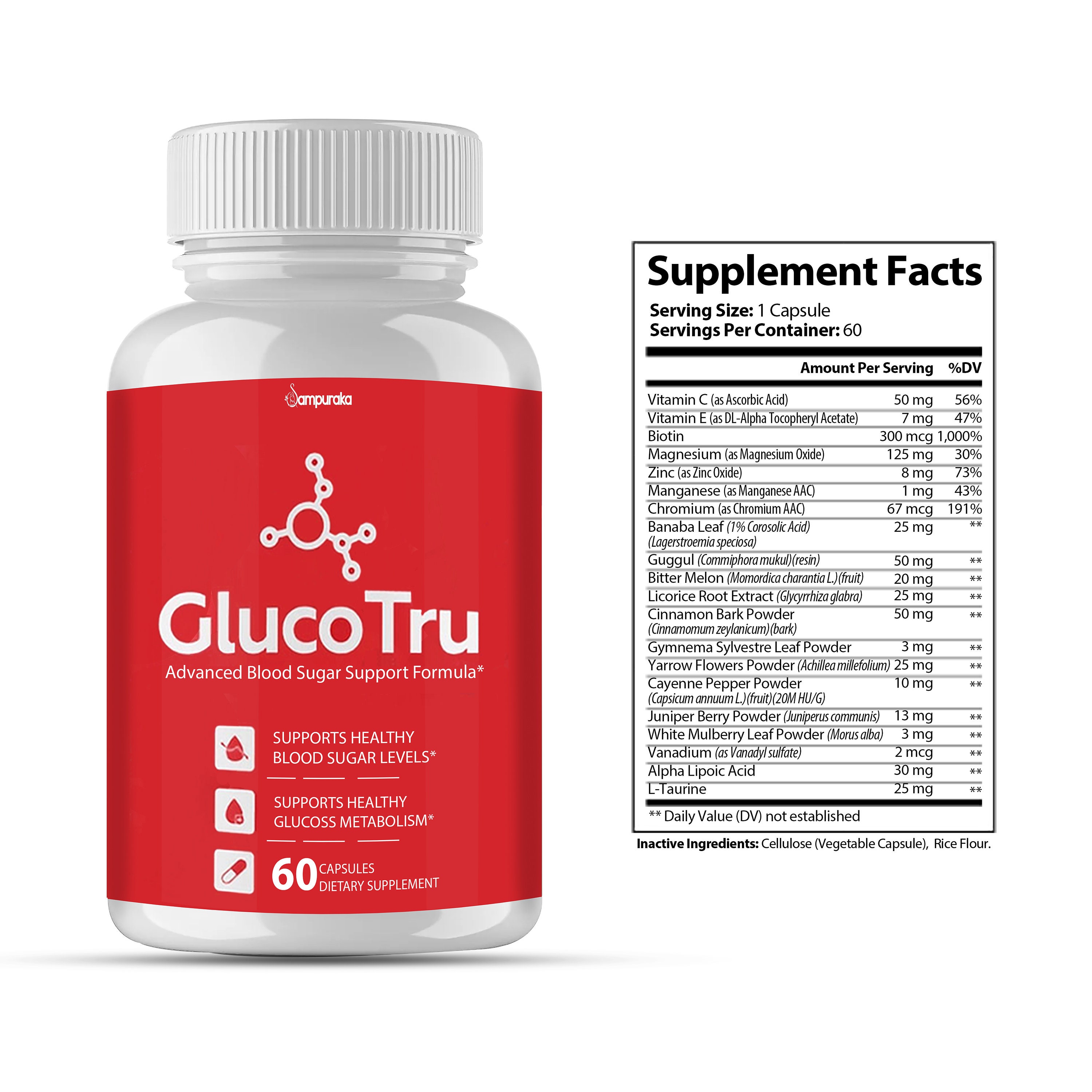 Gluco Tru Advance New Formula 3 Pack 90 Days Supply - Etsy