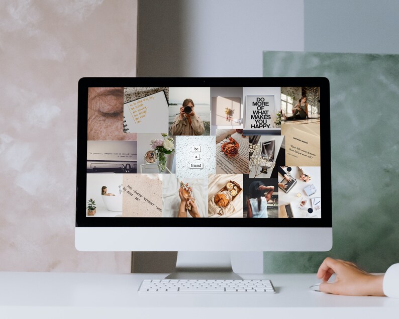 2023 Digital Vision Board Desktop Vision Board Wallpaper - Etsy