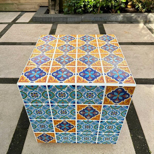 Tiled Cube - Etsy