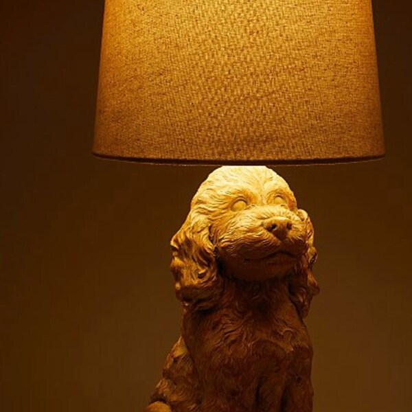 Dog Lamp - Etsy