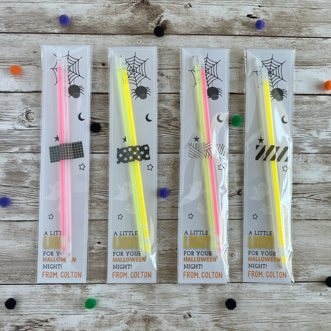 Assembled Halloween Party Favors, Glow Stick Halloween Party Favors, A ...