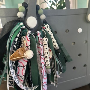 Baseball Bogg Bag Charm - Etsy