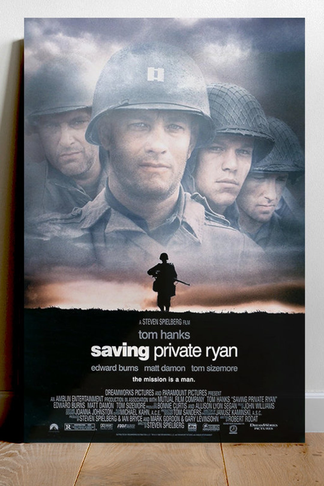 Saving Private Ryan Tom Hanks Premium Matte Poster Film Memorabilia War ...