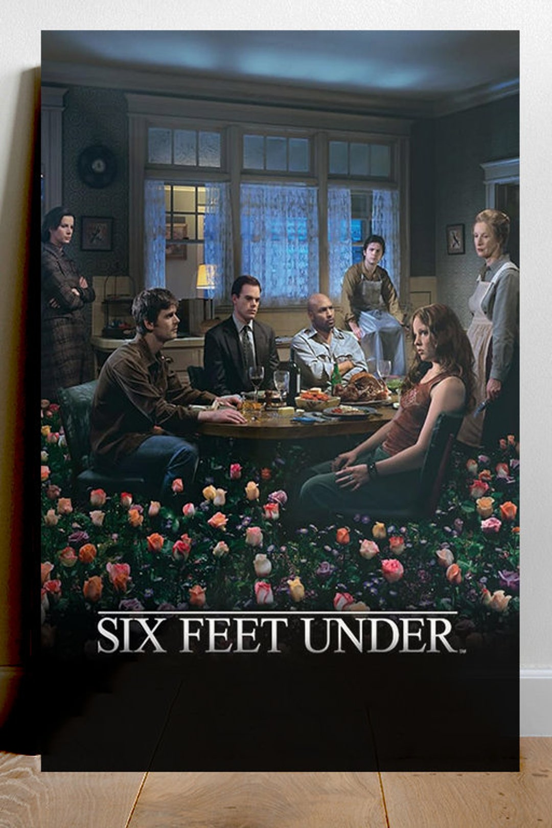 Six Feet Under Poster Featuring Michael C. Hall Peter Krause Lauren ...