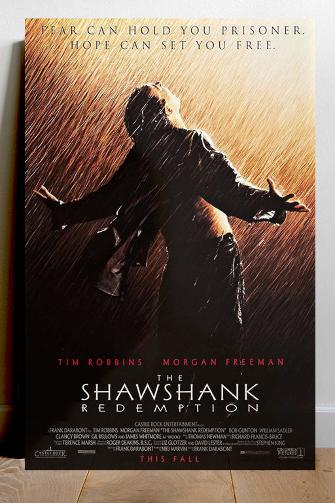 The Shawshank Redemption Tim Robbins Gloss Poster Classic Film Wall Art ...