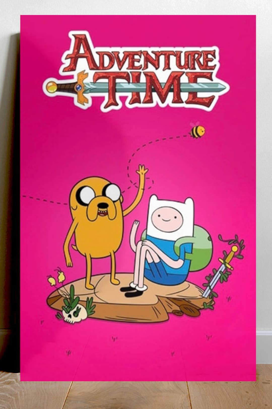 Adventure Time Premium Gloss Poster Featuring Finn the Human TV Show ...