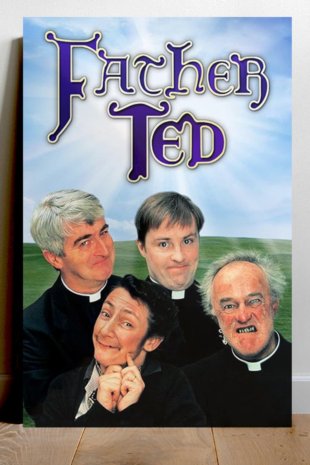 Father Ted Dermot Morgan Premium Matte Poster Irish Comedy TV Show Ted ...