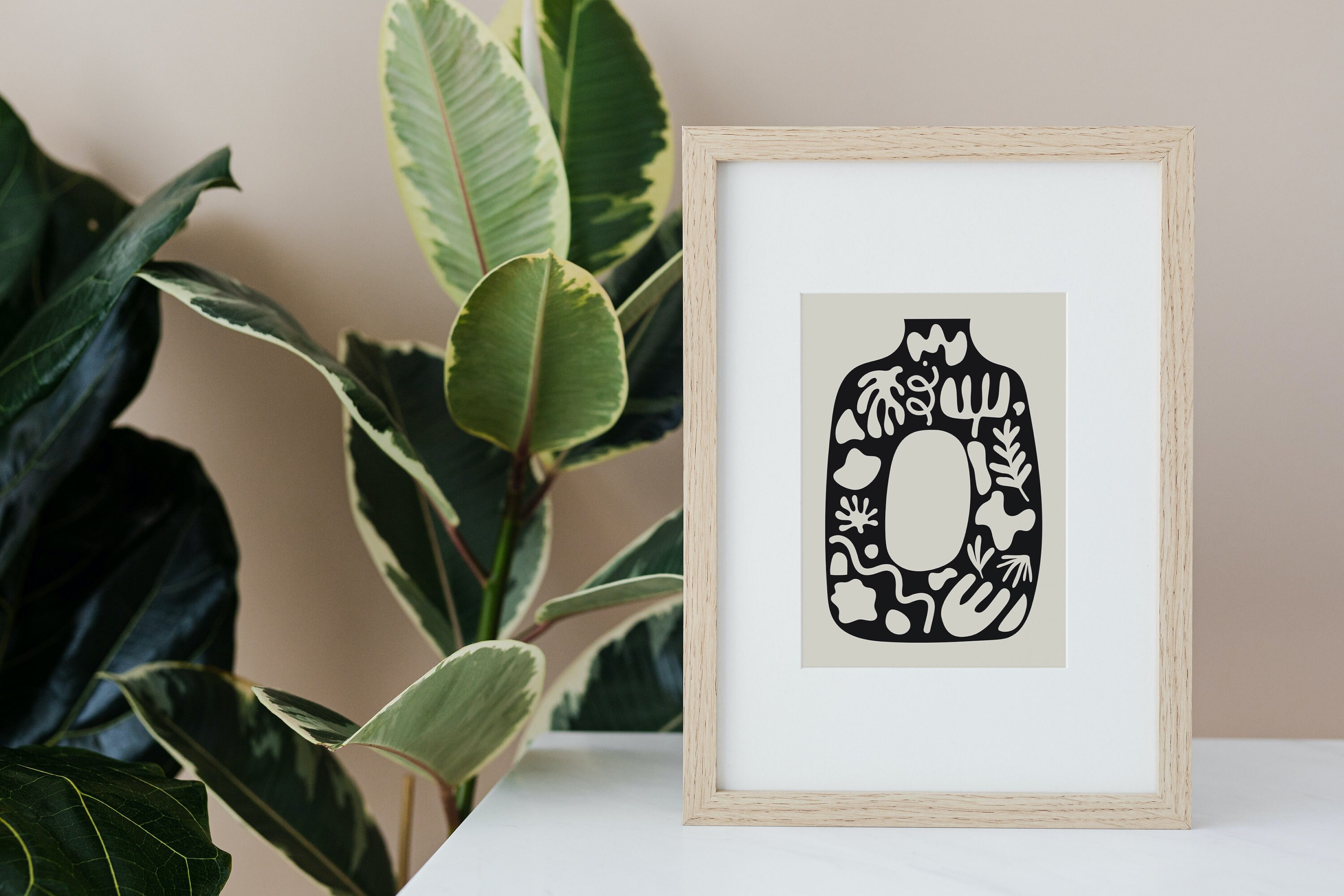 Vase Matisse Cut Out Trendy Aesthetic Wall Art Downloadable - Etsy