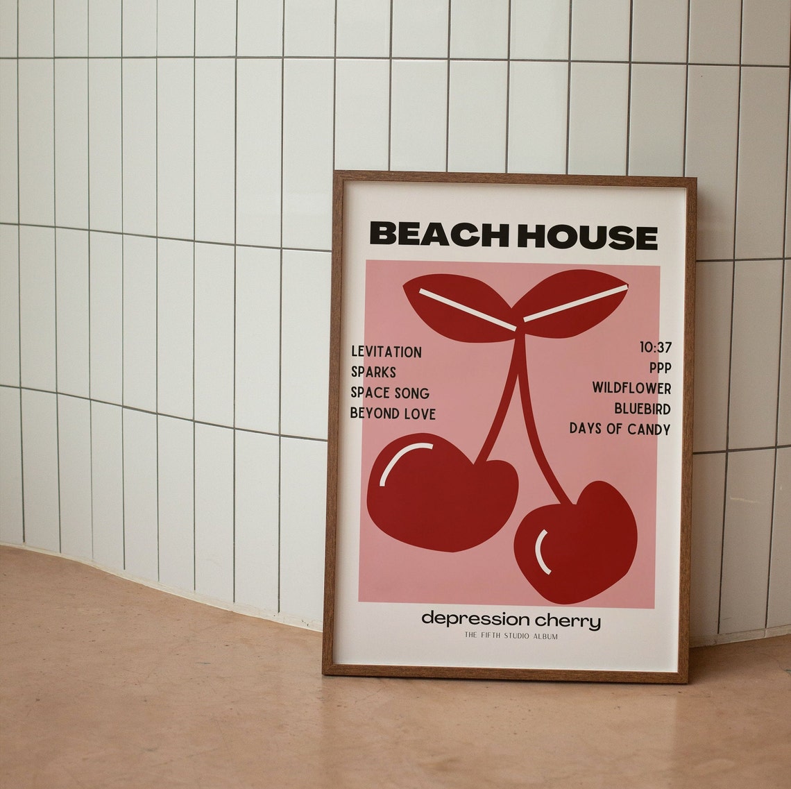 Vintage Beach House Depression Cherry Album Poster Beach - Etsy