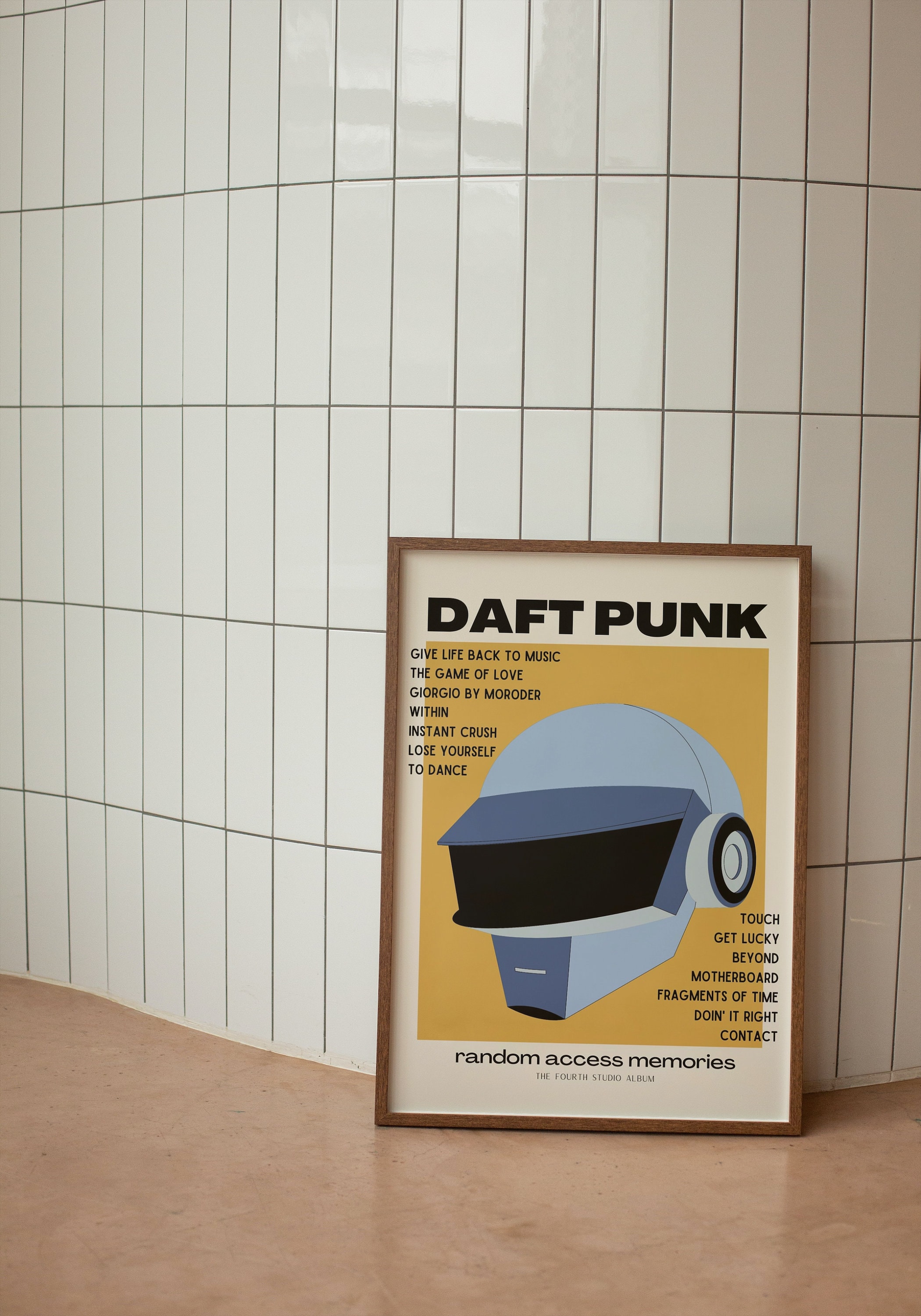 Daft Punk 'random Access Memories' Album Poster, Daft Punk Tour Art ...