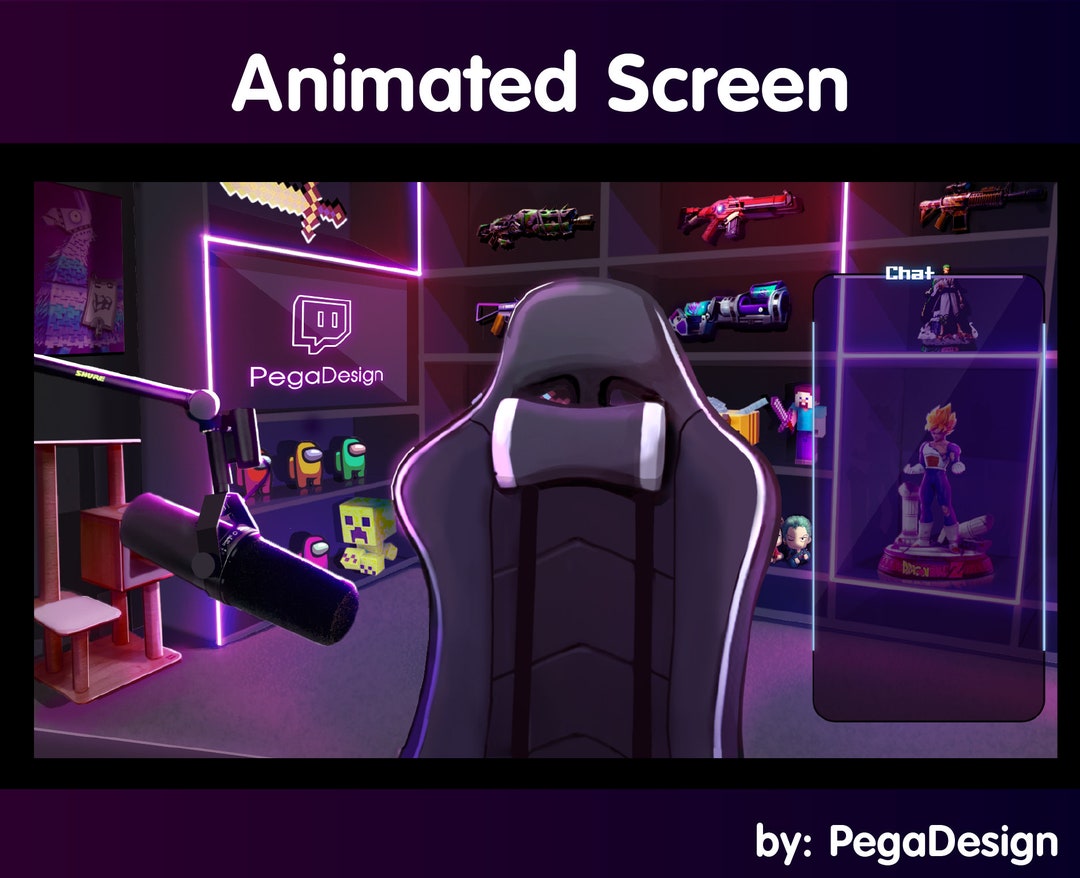 Vtuber Stream Screen | Vtuber Background | V Tuber | Vtuber Live2d ...