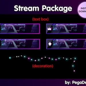 Stream Package Lofi Game Room, Customizable Animated Twitch Overlays ...