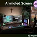 4x Animated Stream Screen for Twitch Lofi Game Room Neon Game Room ...