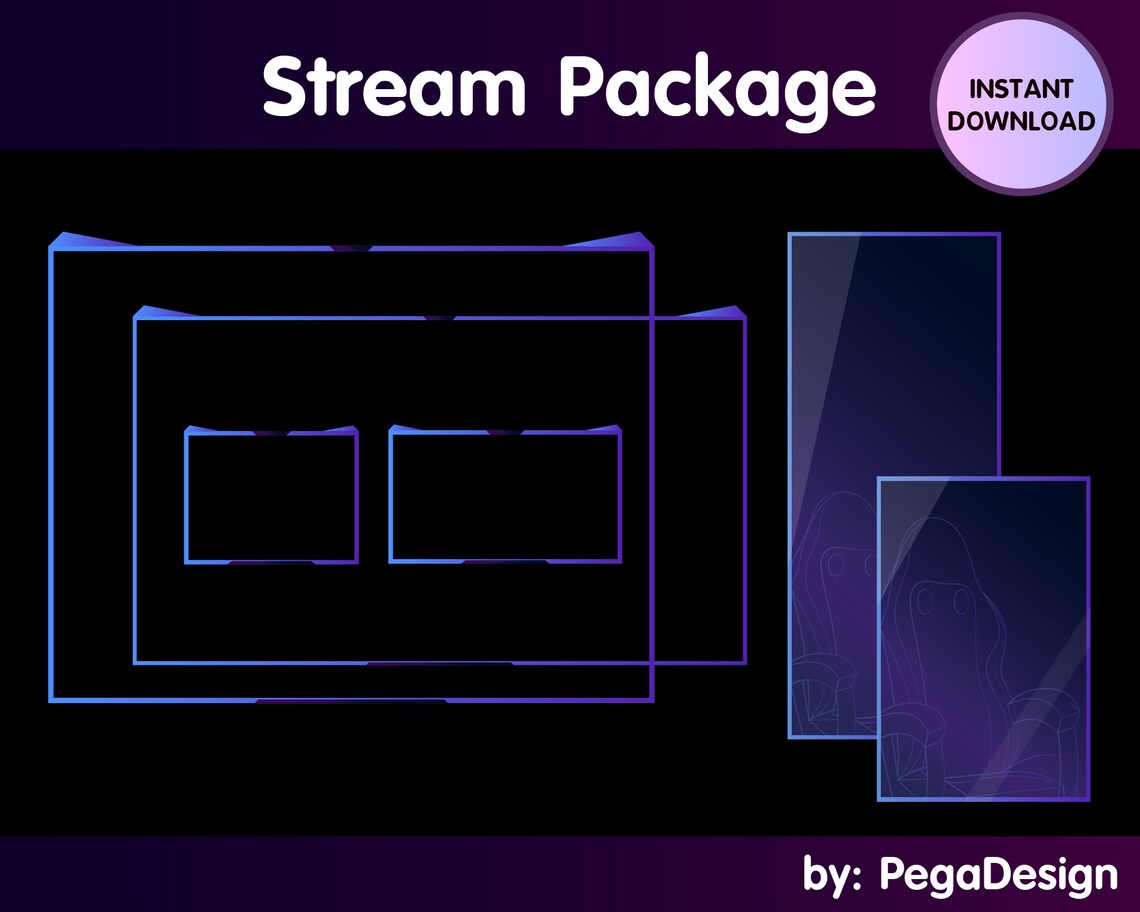 Stream Package Lofi Game Room, Animated Twitch Overlays, Stream ...