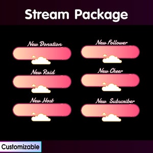 V Tuber Background | Animated Stream Package | Twitch Overlay Lofi ...