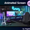Blue Game Room | Twitch Animated Stream Screen| Starting Screen ...