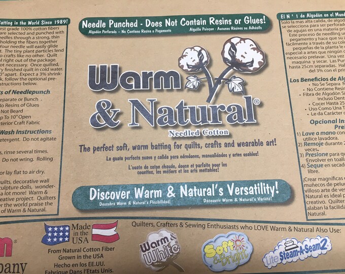 50 8 Inch Batting Squares Warm & Natural - Etsy