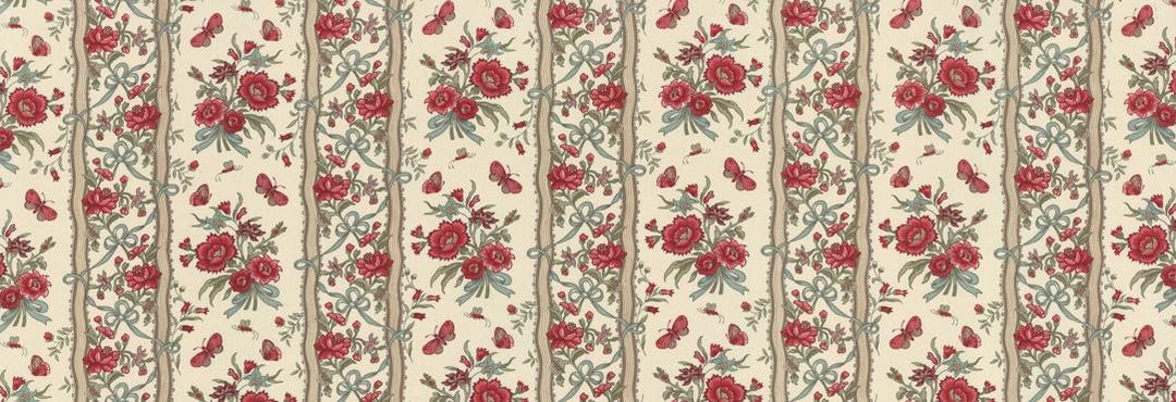 Le Beau Papillon Border by French General From Moda - 13869 12 - by the ...