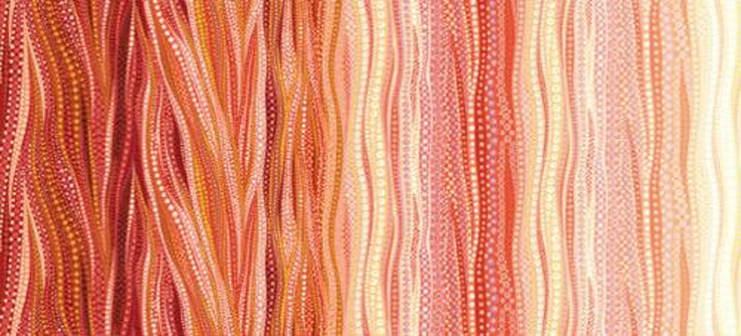 Moda Dreamscapes by Ira Kennedy Digital Orange 51247 13D by the Yard - Etsy