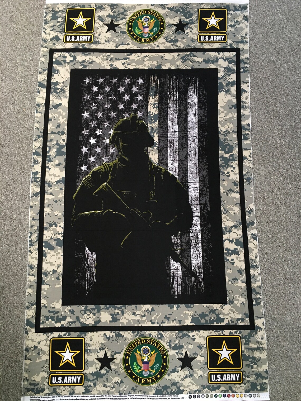 US Army Panel 24" From Sykel 1195A - Etsy