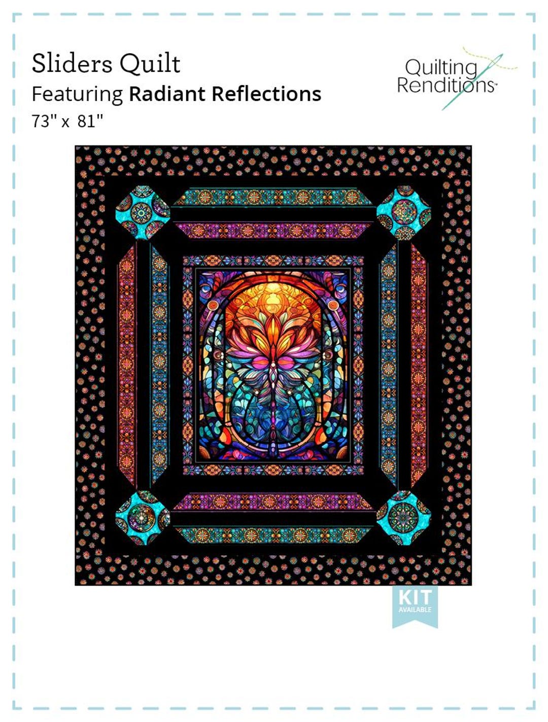 SALE - Sliders Quilt Kit From QT Fabrics Featuring Radiant Reflections ...