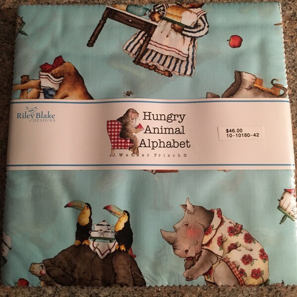 Riley Blake Hungry Animal Alphabet - Etsy