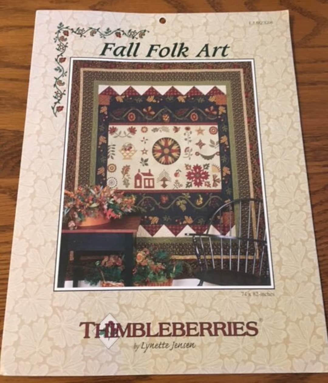 Thimbleberries Fall Folk Art Quilt Pattern LJ92328 by Lynette Jensen - Etsy