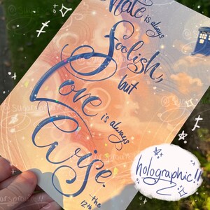 Holographic “love is Always Wise” A5 - Etsy