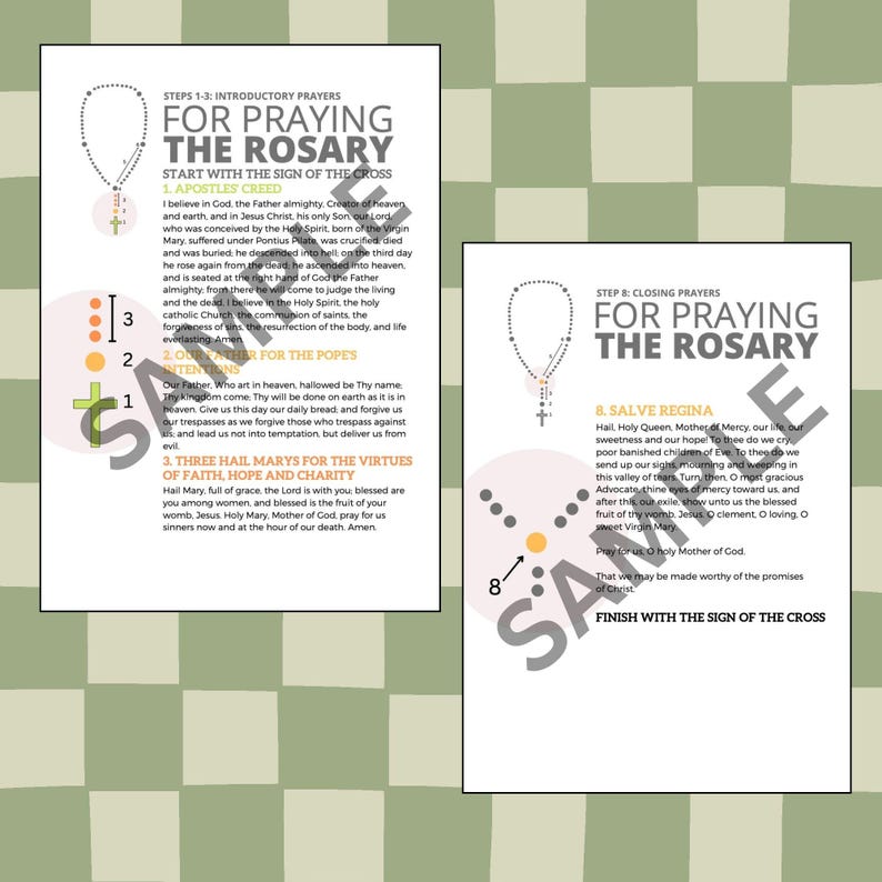 How + Why We Pray the Rosary Book Green/orange, Total Guide Rosary ...