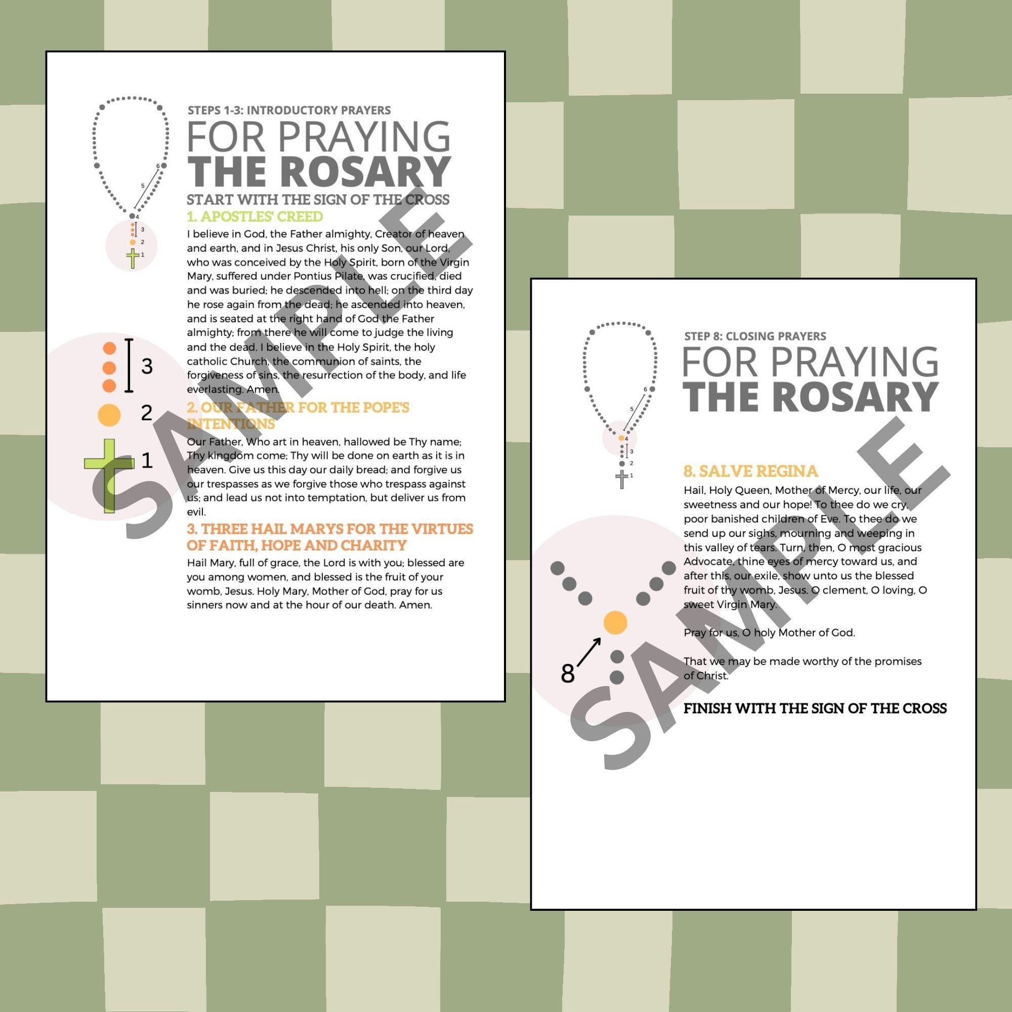 How + Why We Pray the Rosary Book Green/orange, Total Guide Rosary ...