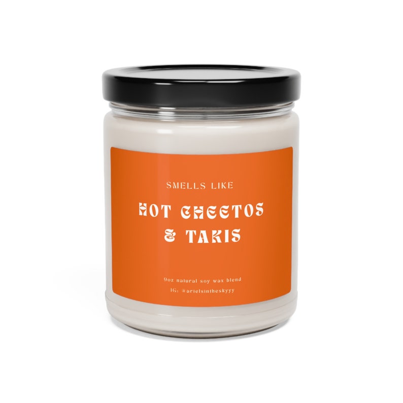 Hot Cheetos and Takis Candle San Antonio Scented Soy Candle, 9oz - Etsy