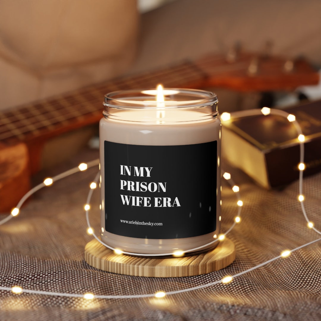 Prison Wife | Funny Jail Humor | Prison Candle | Felon | Jail Humor ...
