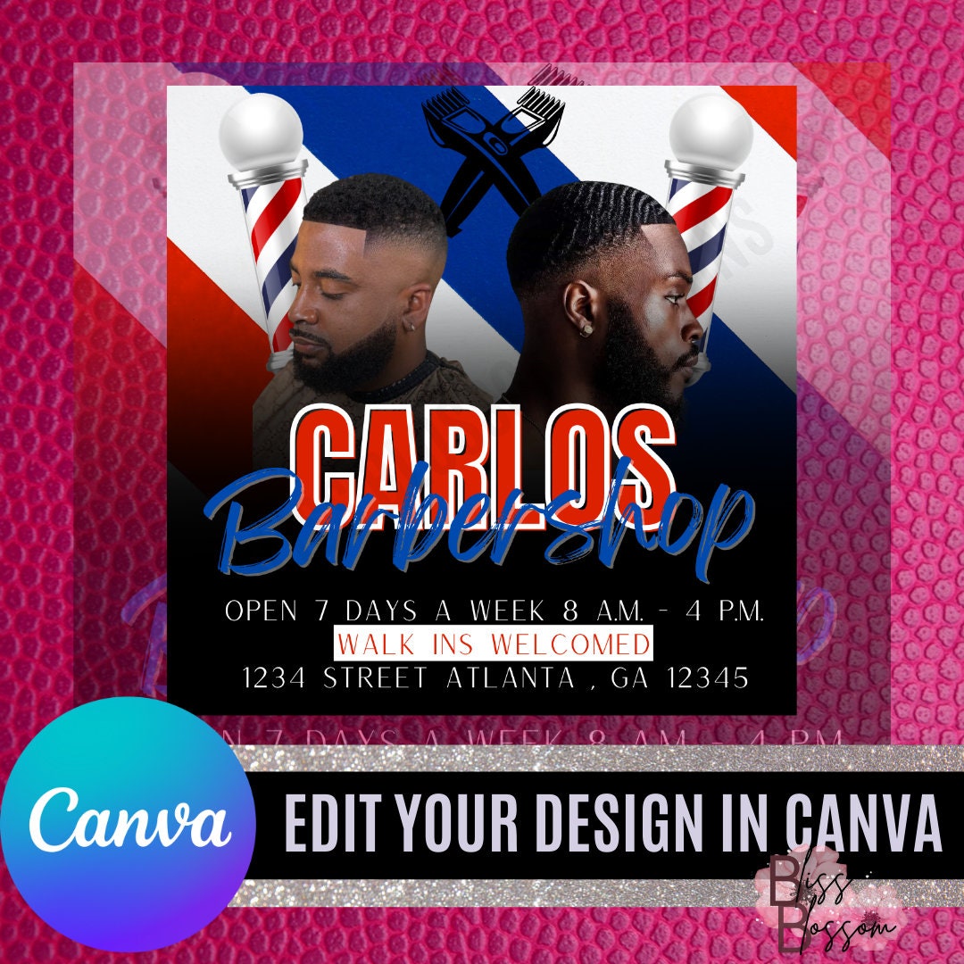 DIY Barbershop Flyer, Barber Flyer, Hair Flyer - Etsy