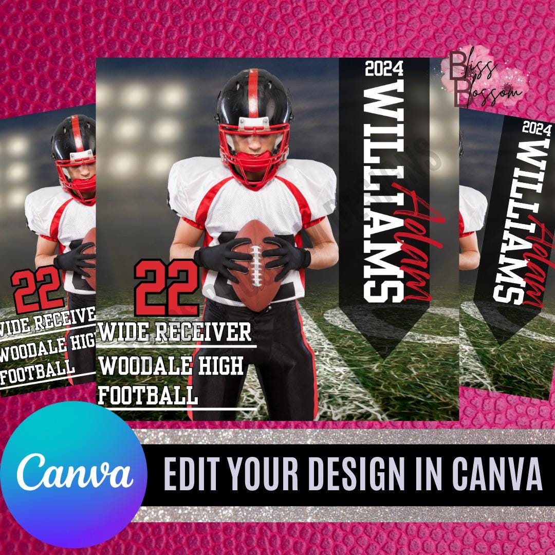 Football Flyer; High School Football; College Flyer; Sports Flyer ...