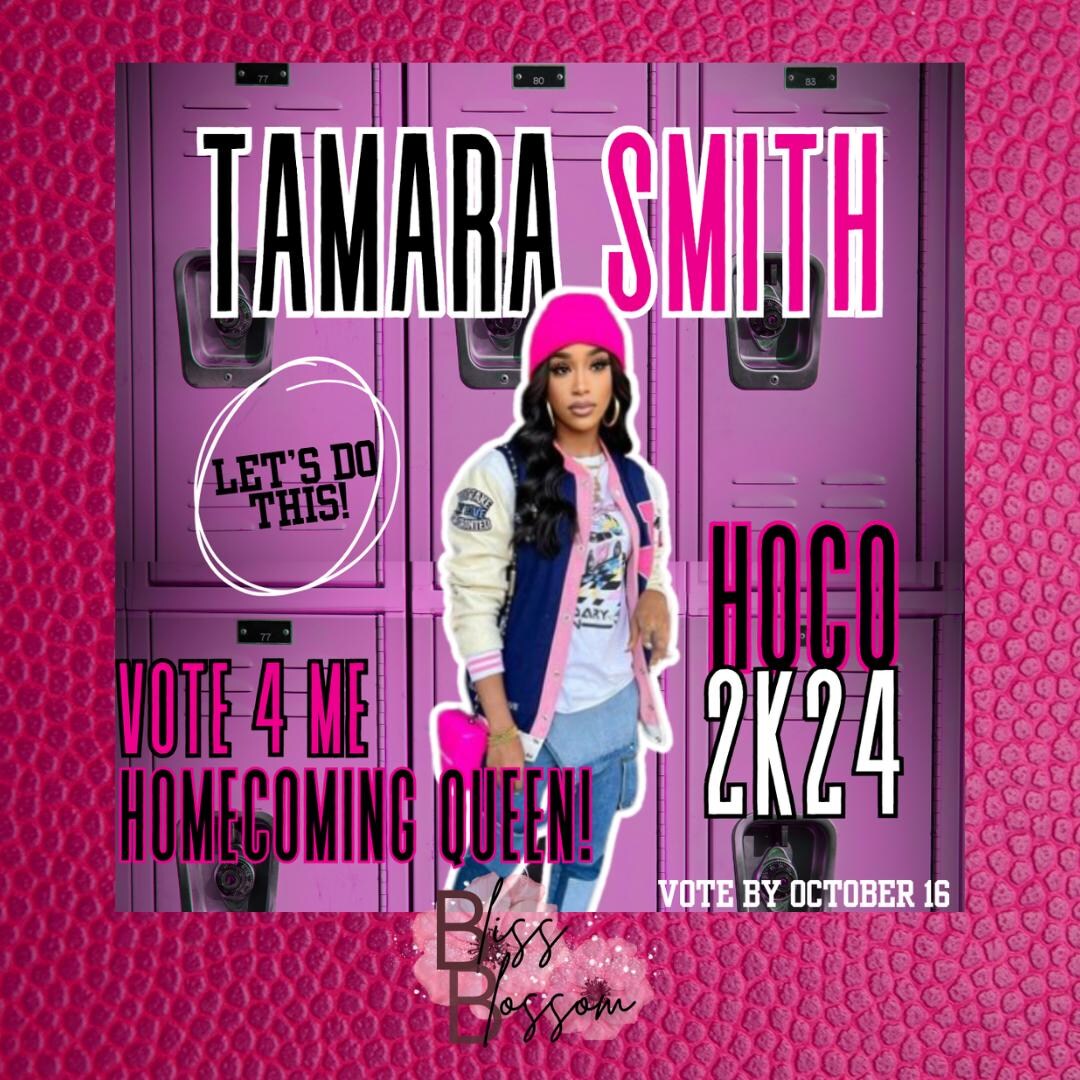 DIY Homecoming Queen Vote Locker Flyer; High School Homecoming; College ...