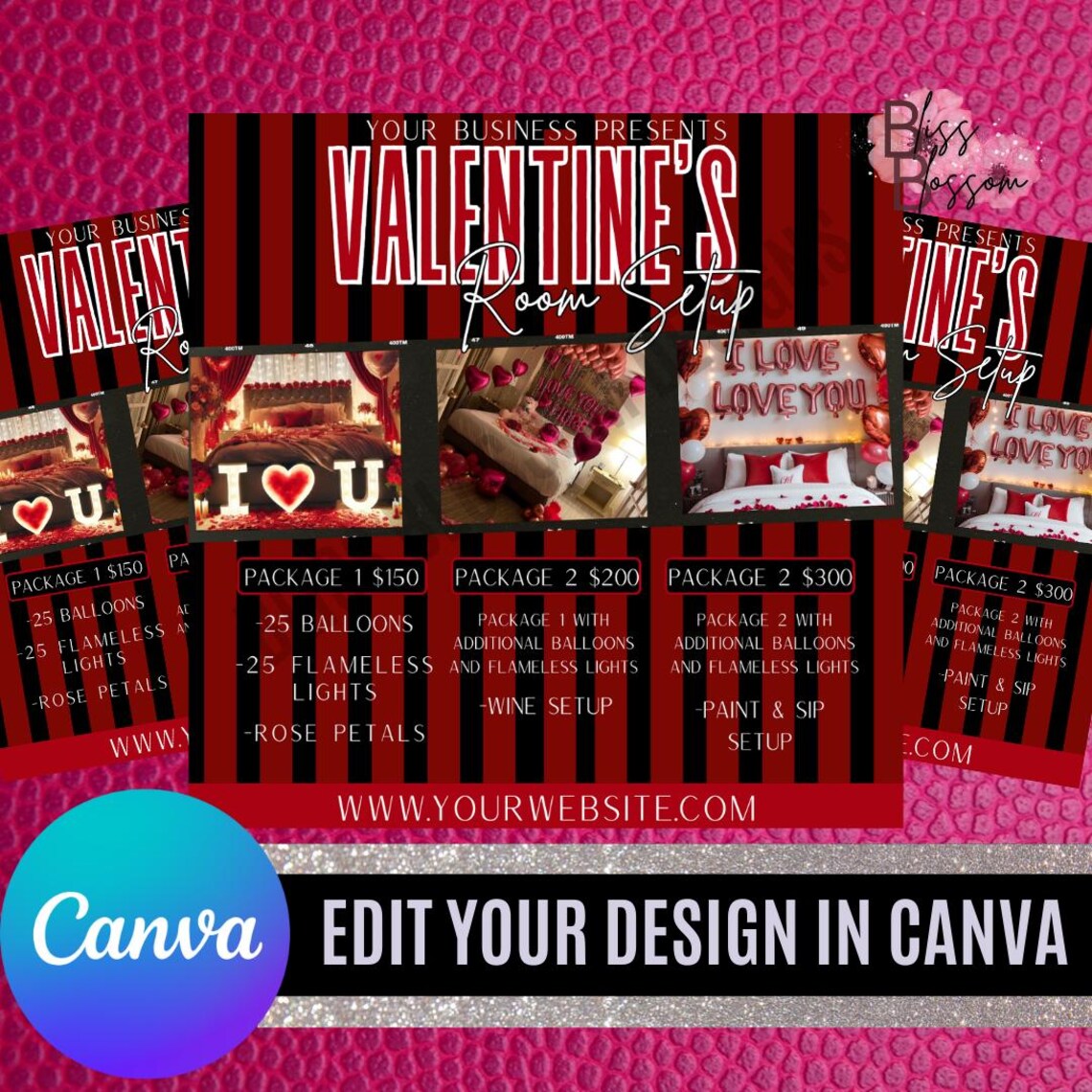 DIY Room Setup Valentines Booking Flyer, February Flyer, Shop Now Flyer ...