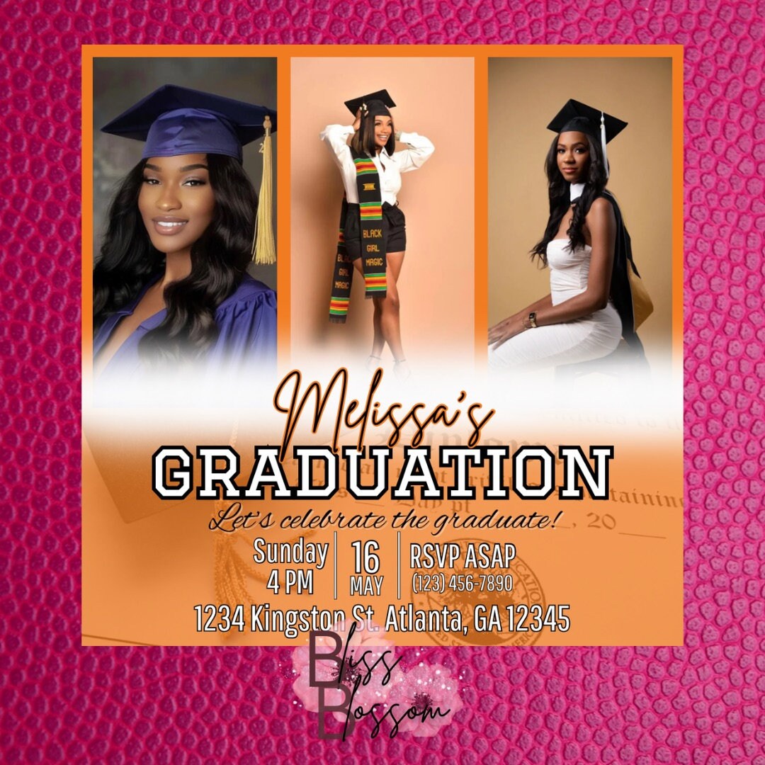 Class of 2026 3 Column; Graduation Flyer; 2026 Grad Flayer; Grad Party ...