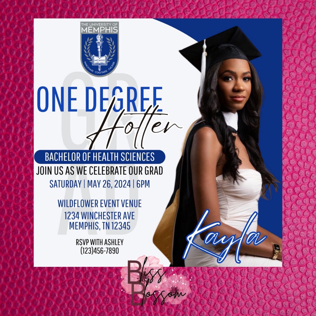 One Degree Hotter Flyer; Graduation Flyer; 2025 Grad Flayer; Grad Party ...