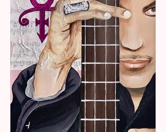 Prince Original Painting or Print Pop Art Print Rock Art Collectible ...