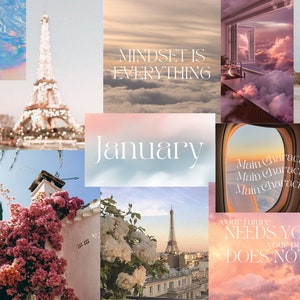 January Vision Board Kit Vision Board 2023 Printable's - Etsy