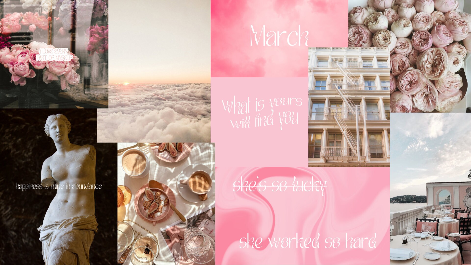 March Vision Board Kit Vision Board 2023 Printable's Vision Board ...