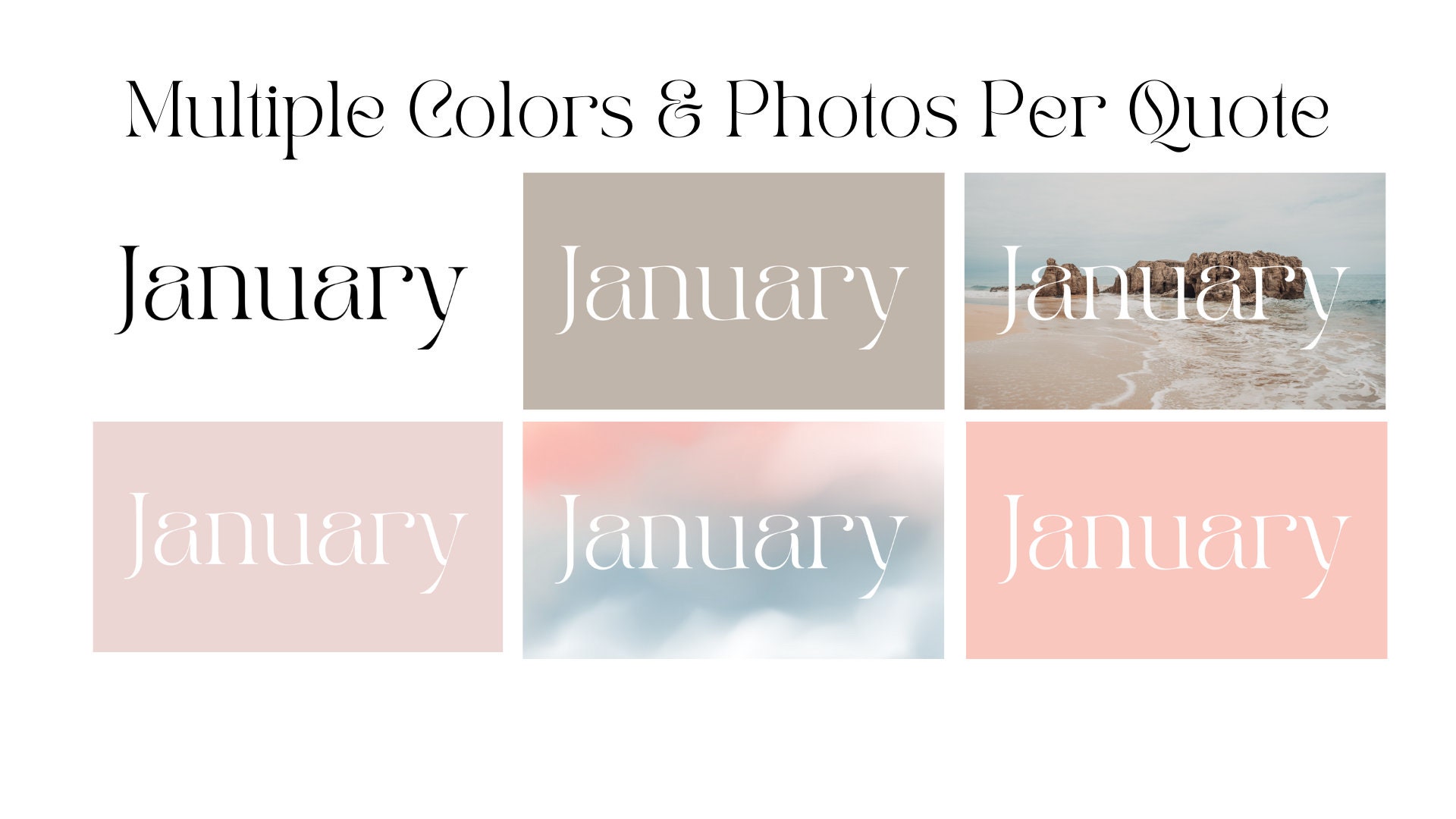 January Vision Board Kit Vision Board 2023 Printable's - Etsy