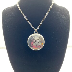 Spiritual Orisha Met Kalfou Veve Pendant Necklace - Etsy