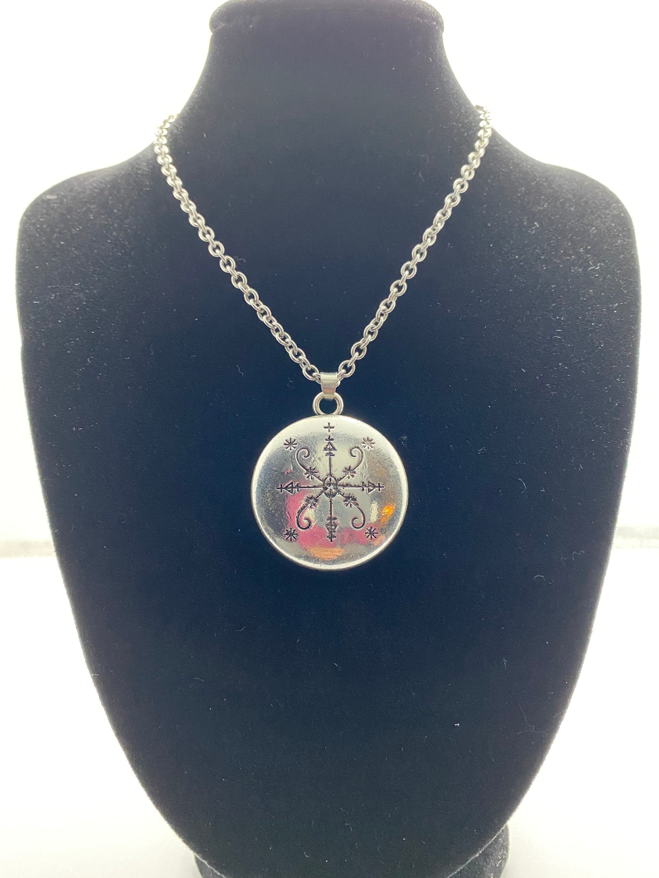 Spiritual Orisha Met Kalfou Veve Pendant Necklace - Etsy