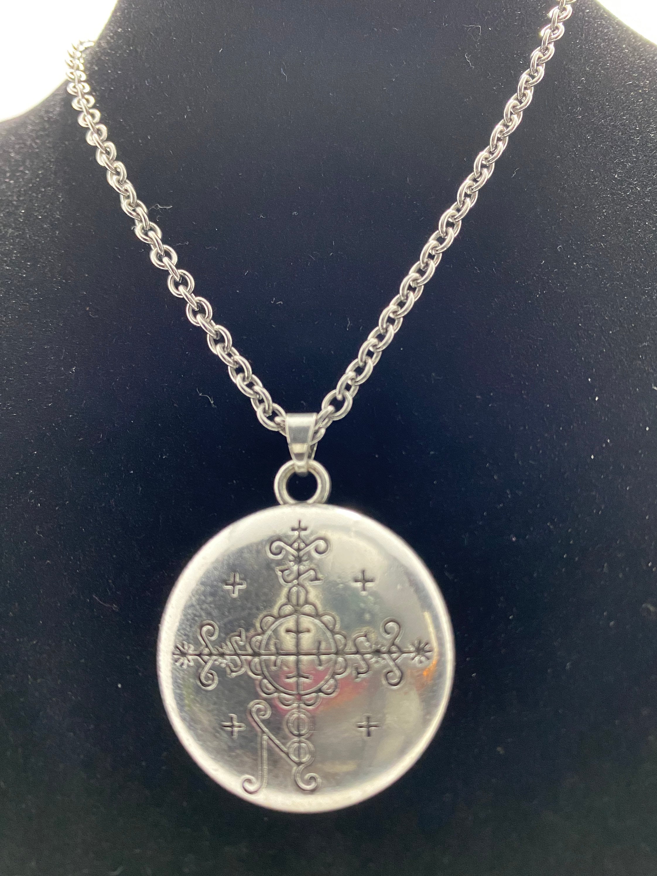 Spiritual Orisha Papa Simbi Veve Pendant Necklace - Etsy