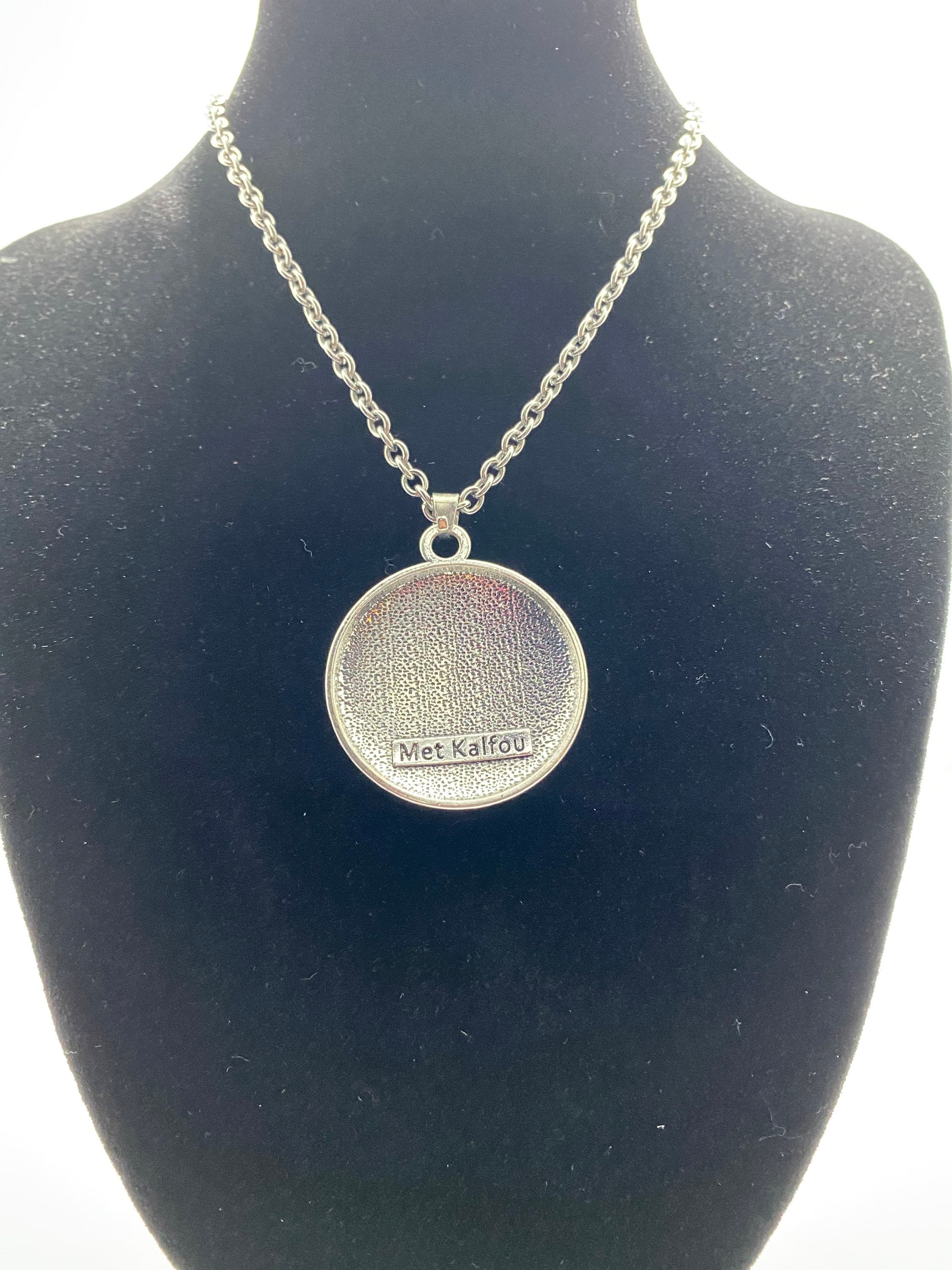 Spiritual Orisha Met Kalfou Veve Pendant Necklace - Etsy