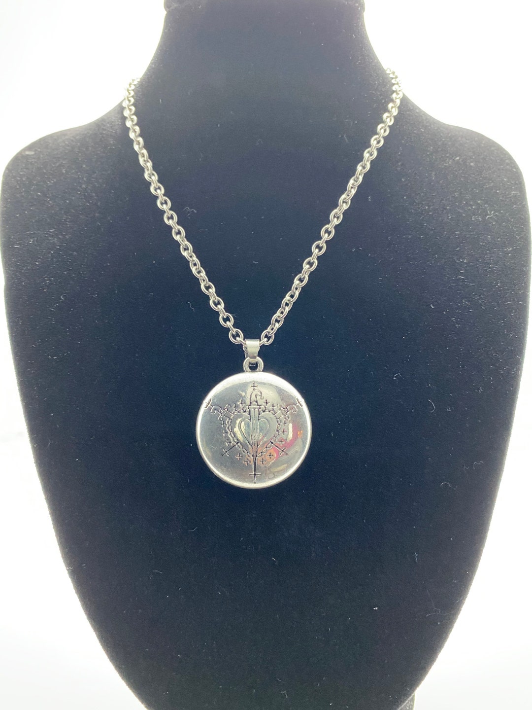 Spiritual Orisha Ezilidantor Veve Pendant Necklace - Etsy