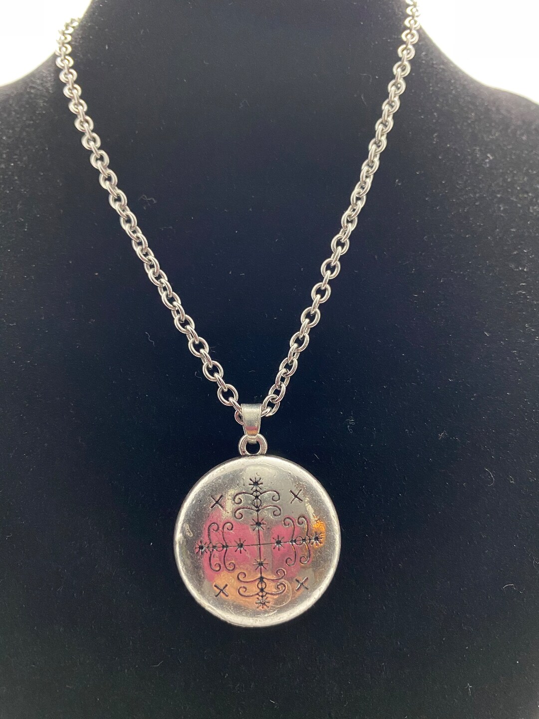 Spiritual Orisha Papa Legba Veve Pendant Necklace - Etsy